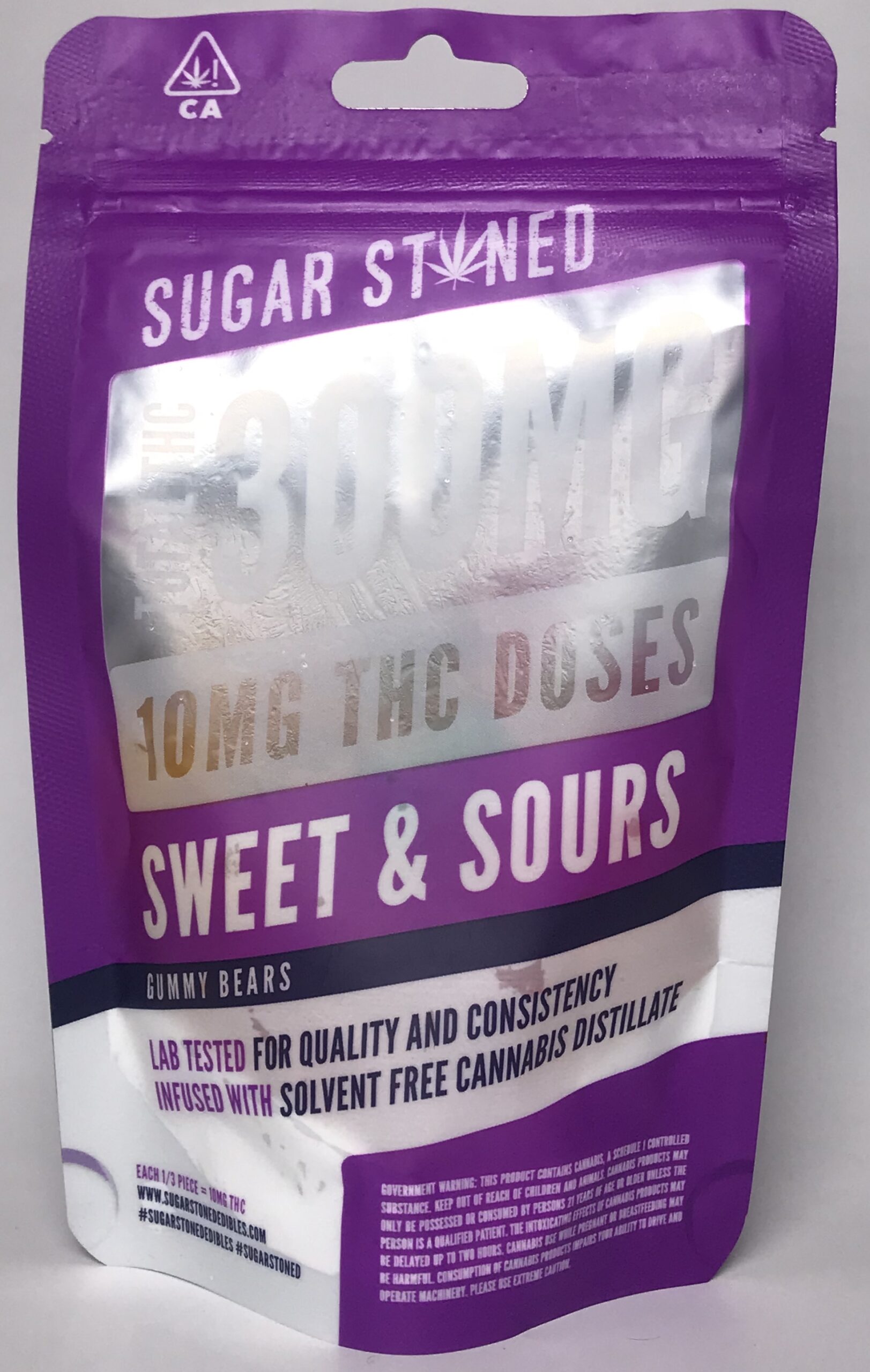 Sugar Stoned gummy bears 300MG – MJ's Delivery