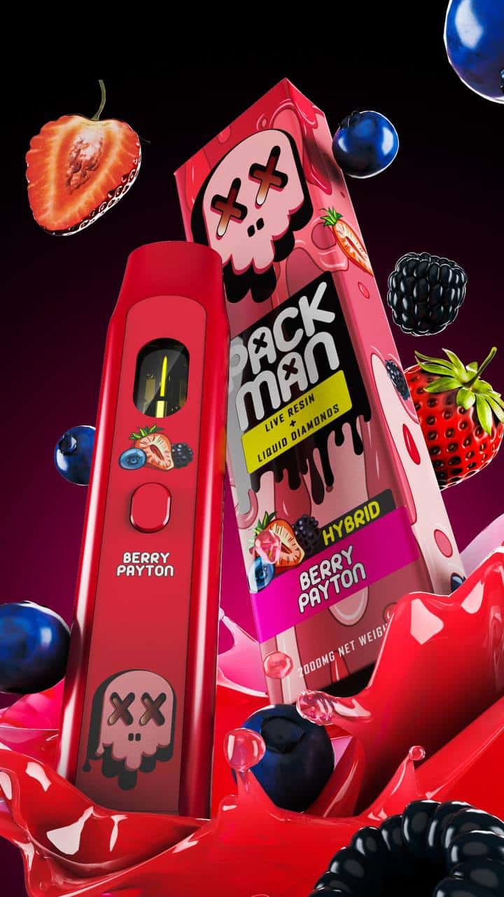 Pacman Berry Payton 2gram Disposable – MJ's Delivery